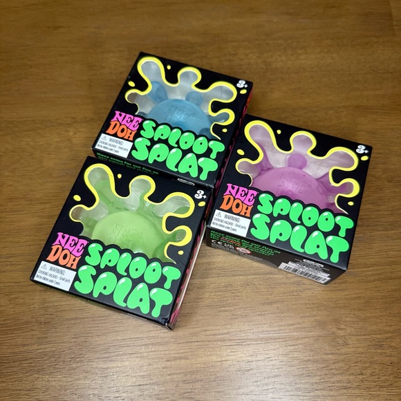 needoh | Toys | Needoh Sploot Splat Stress Balls Green Blue Purple 3 ...